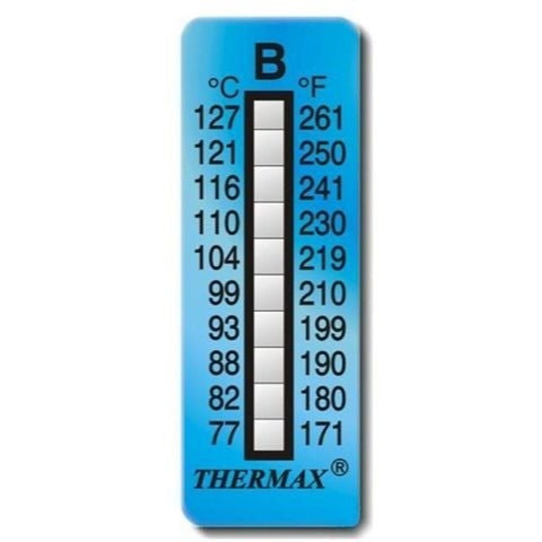 Thermax Irreversible Thermochromic Label 10 Level B - 10 Pack - Etsy
