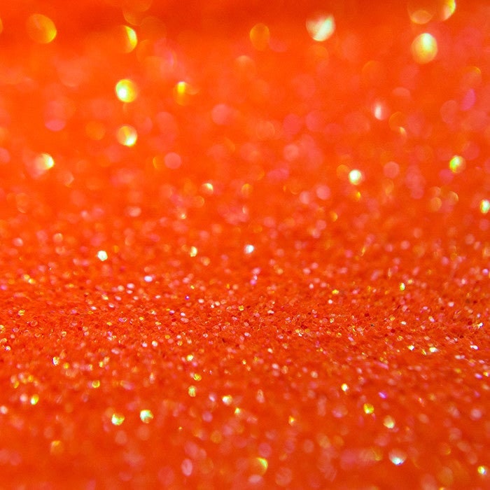 Fluorescent Neon Orange Glitter - Etsy