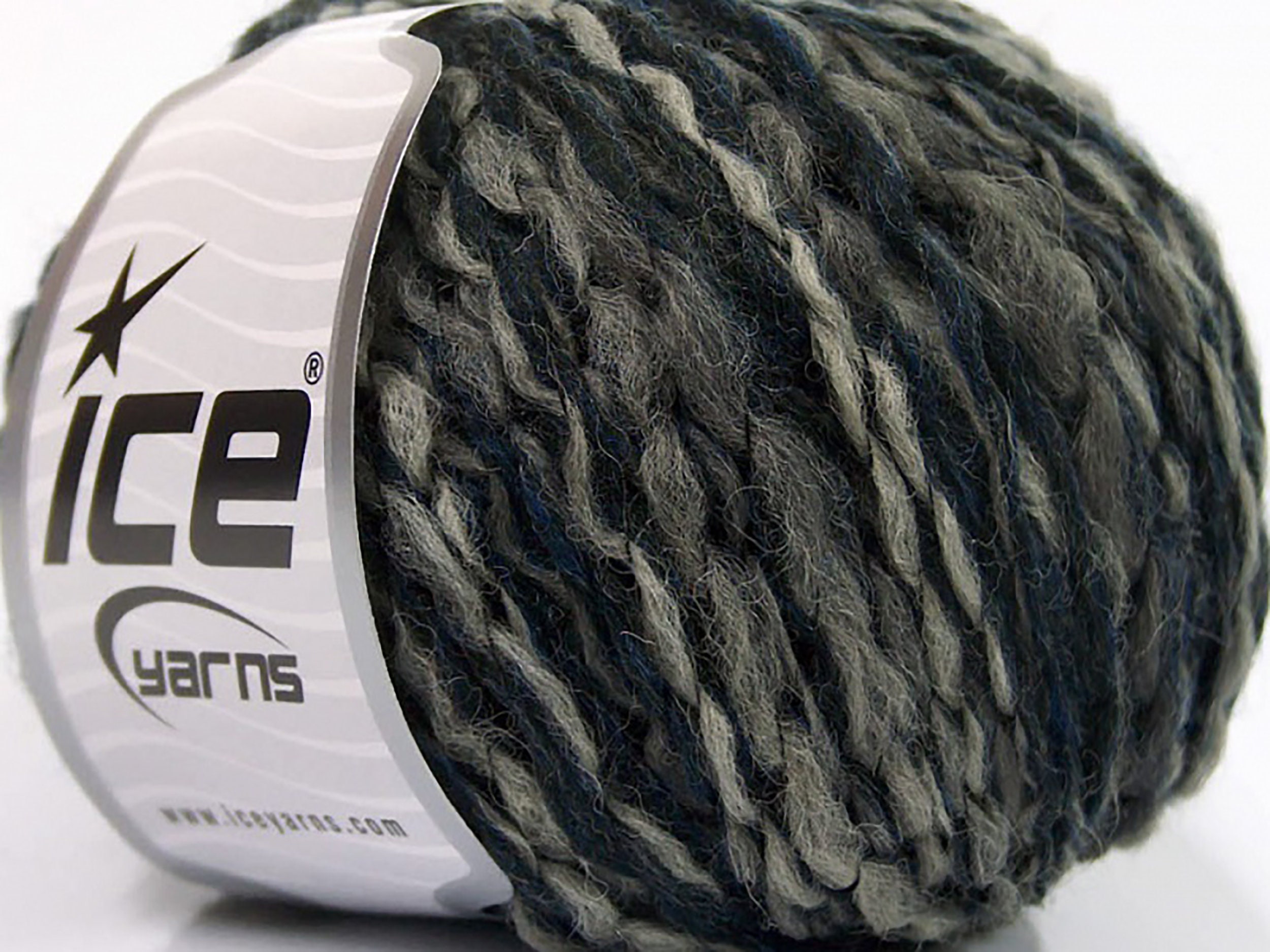 Value Pack-8 Balls Lot Wool Blend Navy Grey Shades Knitting Yarn ...