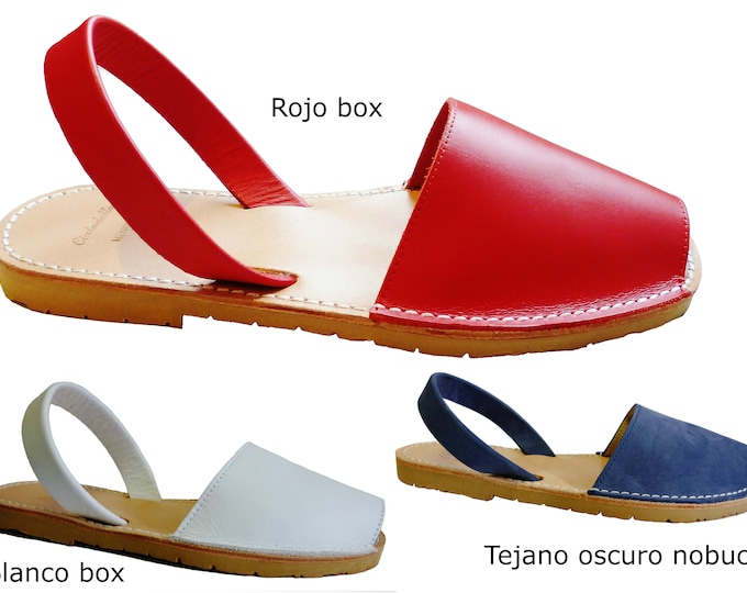 Authentic Menorcan Sandals Made in Menorca, With Beige Sole / Menorca ...