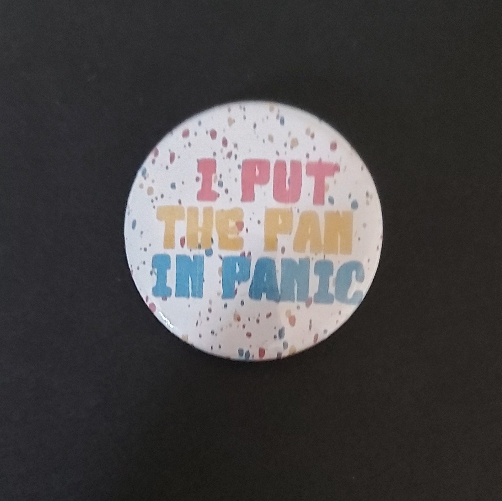 I Put the Pan in Panic Pansexual Pun LGBTQ Activist Pan Pride Flag ...
