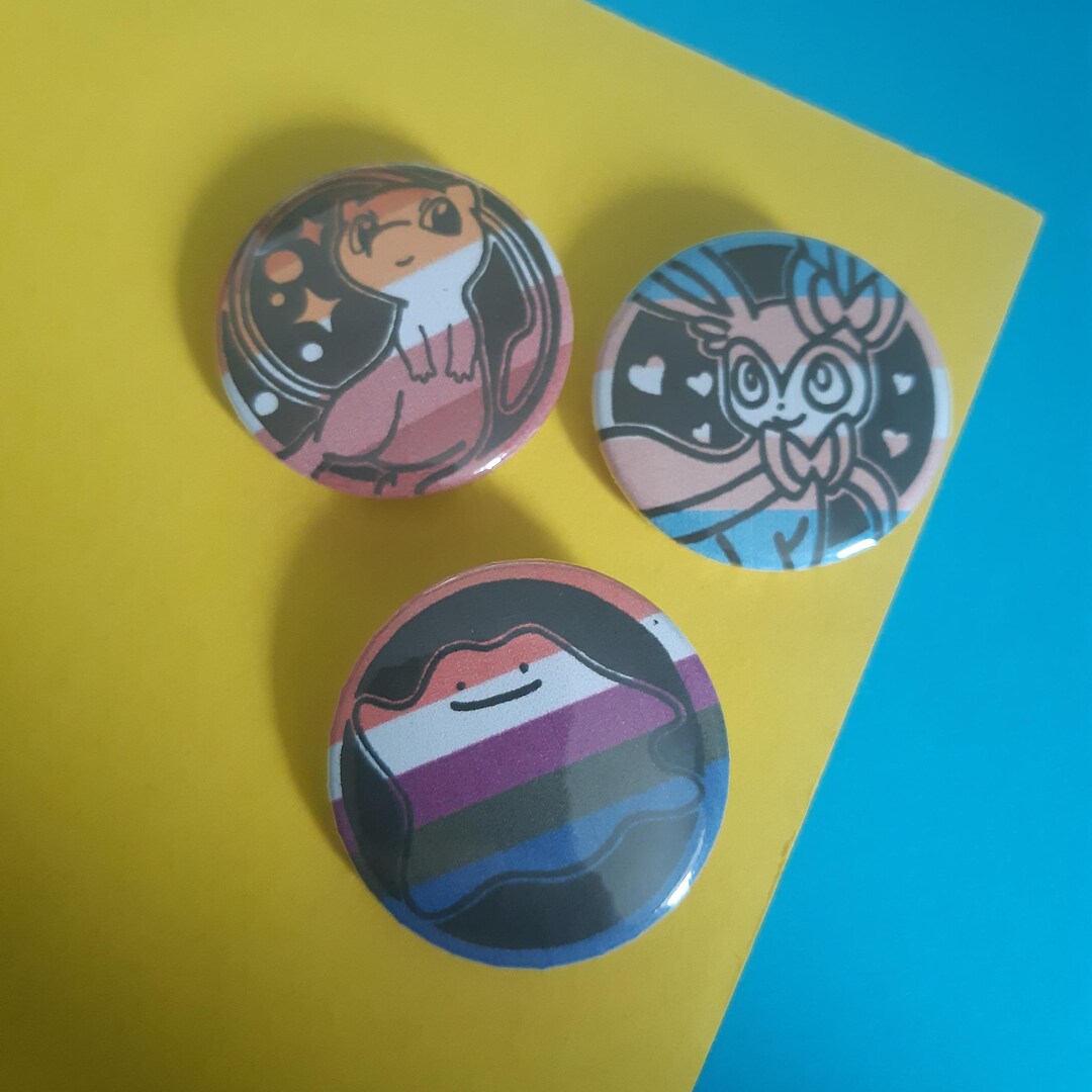 LGBTQIA+ Mew Sylveon Ditto Queer Pride Pokemon Pocket Monster Human ...