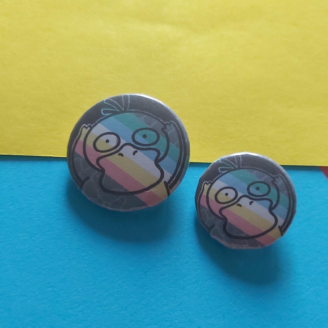 Muted Disability Pride Flag Psyduck Pokemon Pocket Monster Human Rights ...