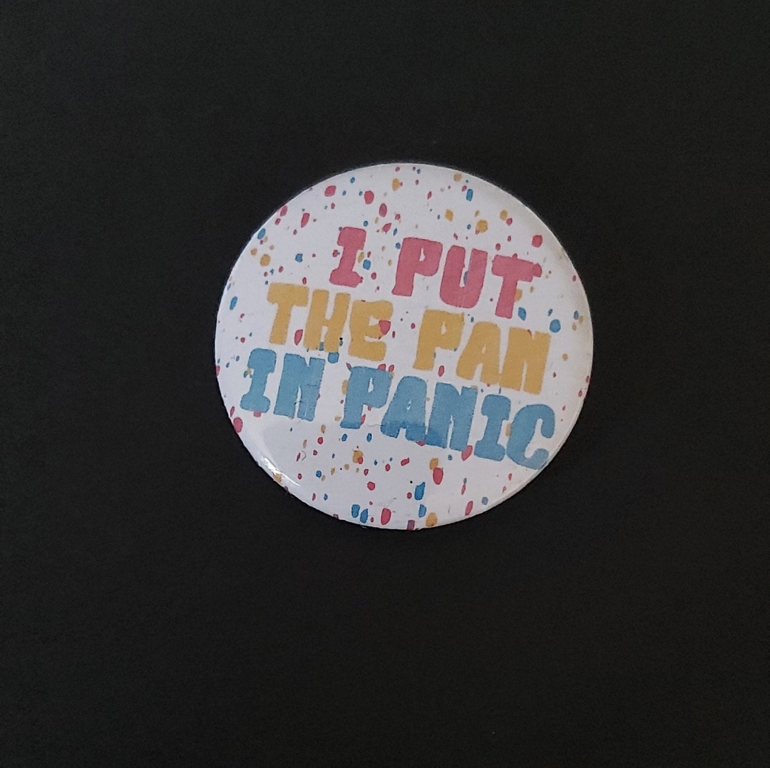 I Put the Pan in Panic Pansexual Pun LGBTQ Activist Pan Pride Flag ...