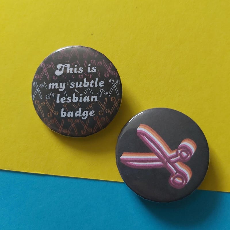 Lesbian Pin Etsy