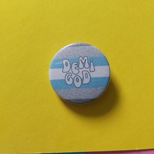 Demi God Demisexual Demigirl Demigender Demiboy Pride Flag LGBTQIA+ ...