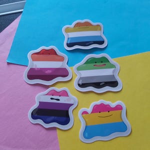 Ditto Pride Flag Pokemon Pocket Monster Human Rights Trans Rainbow Bi ...