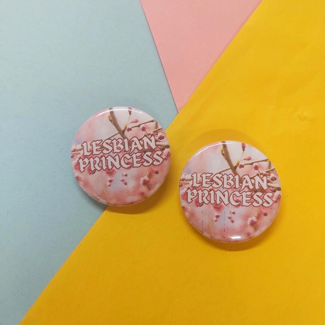 Lesbian Princess Pride Flag WLW Sapphic Cherry Blossom Sakura LGBTQIA ...
