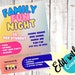 Family Fun Night - School PTA Event Flyer - Etsy