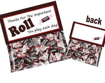 Tootsie Roll Thank You - Etsy