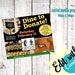Dine to Donate Fundraiser - Promotional Flyer & Social Media Graphic - Etsy