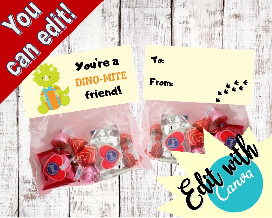 You're a Dino-mite Friend - Baby Dino! Dinosaur Bag - Goody Bags - Bag ...