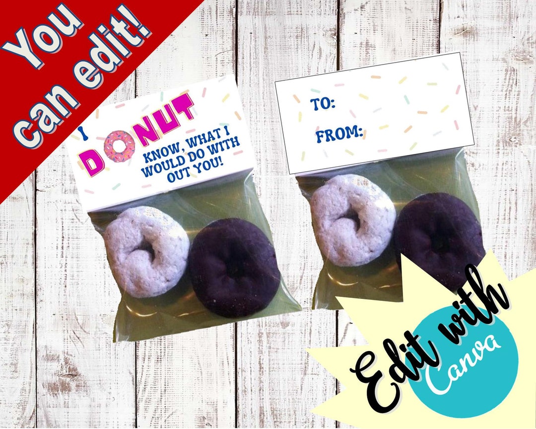 I Donut Know What I'd Do Without You! - Goody Bags - Bag Toppers ...