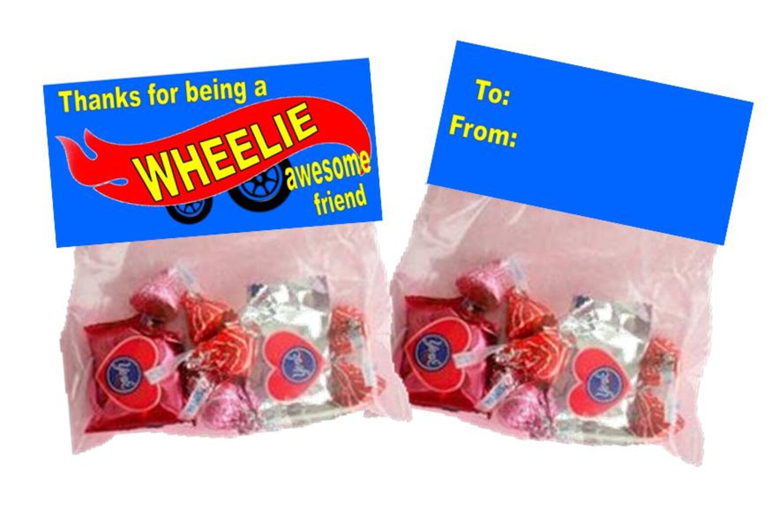 Hot Wheels Thanks for Being a Wheelie Awesome Friend Goody | Etsy