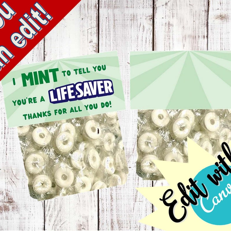 Lifesaver Thank You - Etsy