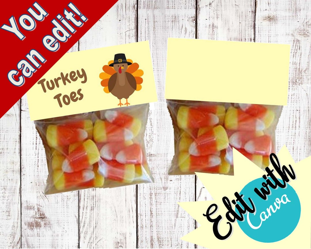 Turkey Toes - Bag Toppers - Etsy