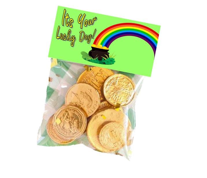 It's your lucky day goody bags bag toppers St | Etsy