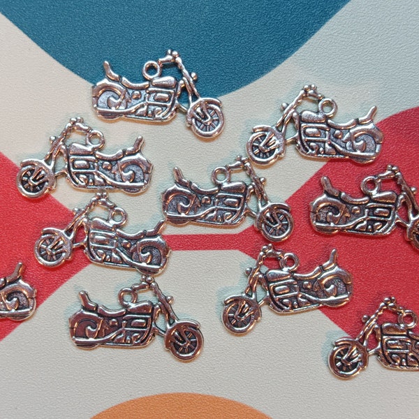 Motorcycle Charm - Etsy
