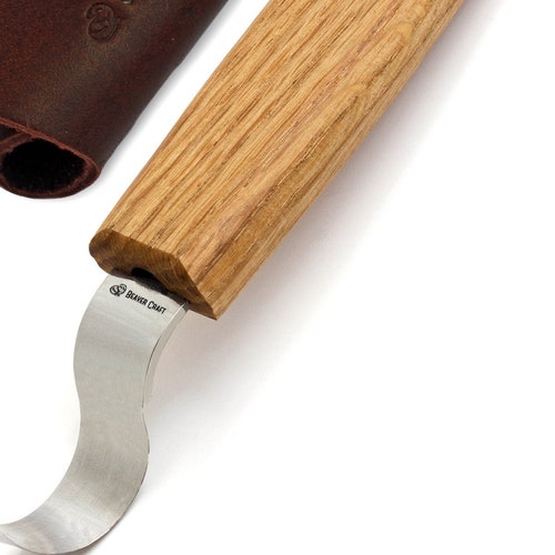 Wood Carving Hook Knife Leather Sheath for Spoon Carving | Etsy