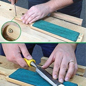 Strop Double-side Leather Strop Finishing Strop Finishing Knife Paddle ...