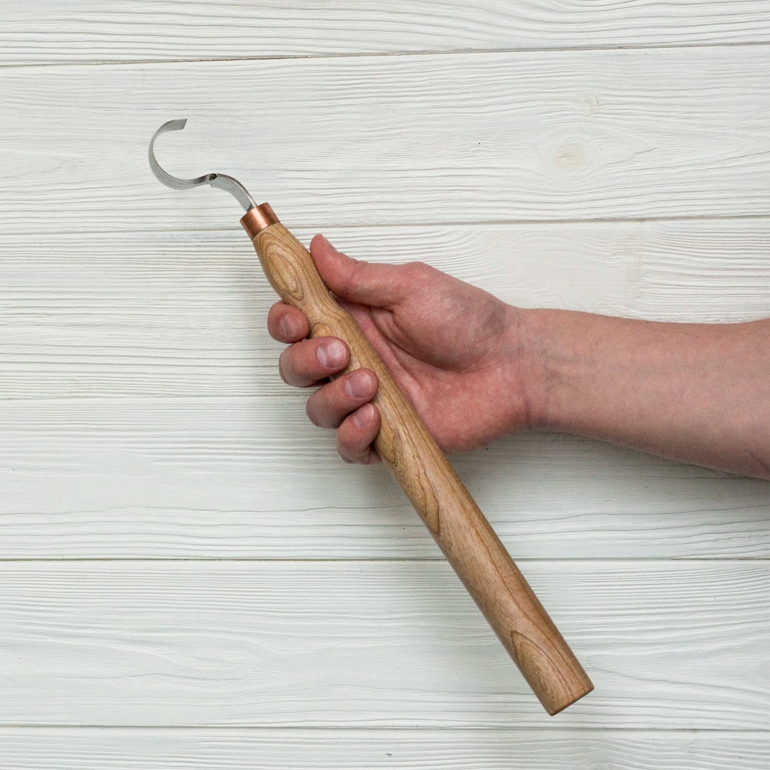 Spoon Carving Knife Kuksa Carving Knife TOP Spoon Knife Double-sided ...