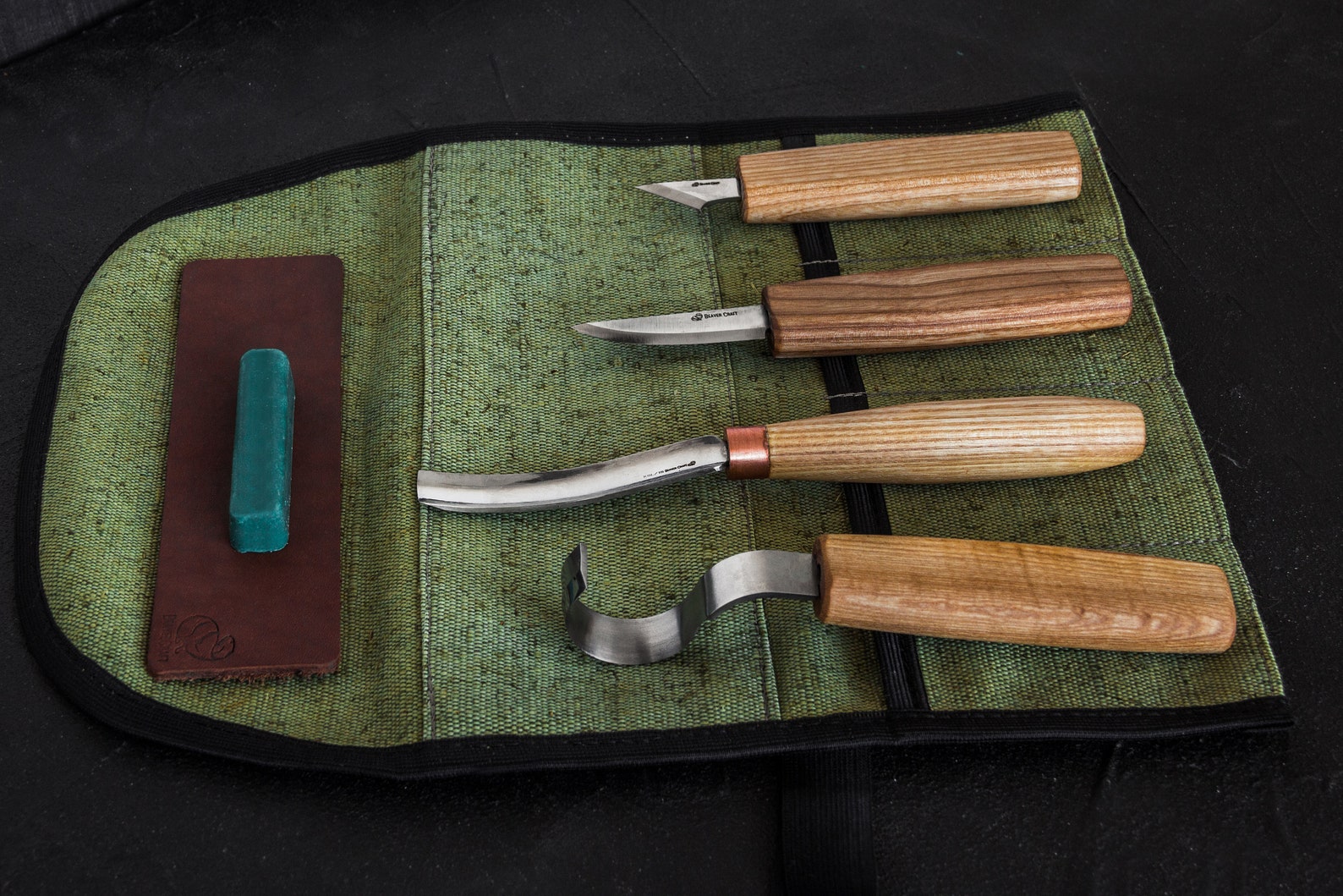 S49 Wood Carving Tool Set for Spoon Carving With Compact | Etsy