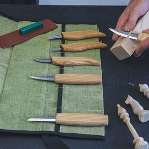 Basic Wood Carving Knives Set Beavercraft S58 - Etsy