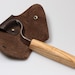Wood Carving Hook Knife + Leather Sheath for Spoon Carving Kuksa ...