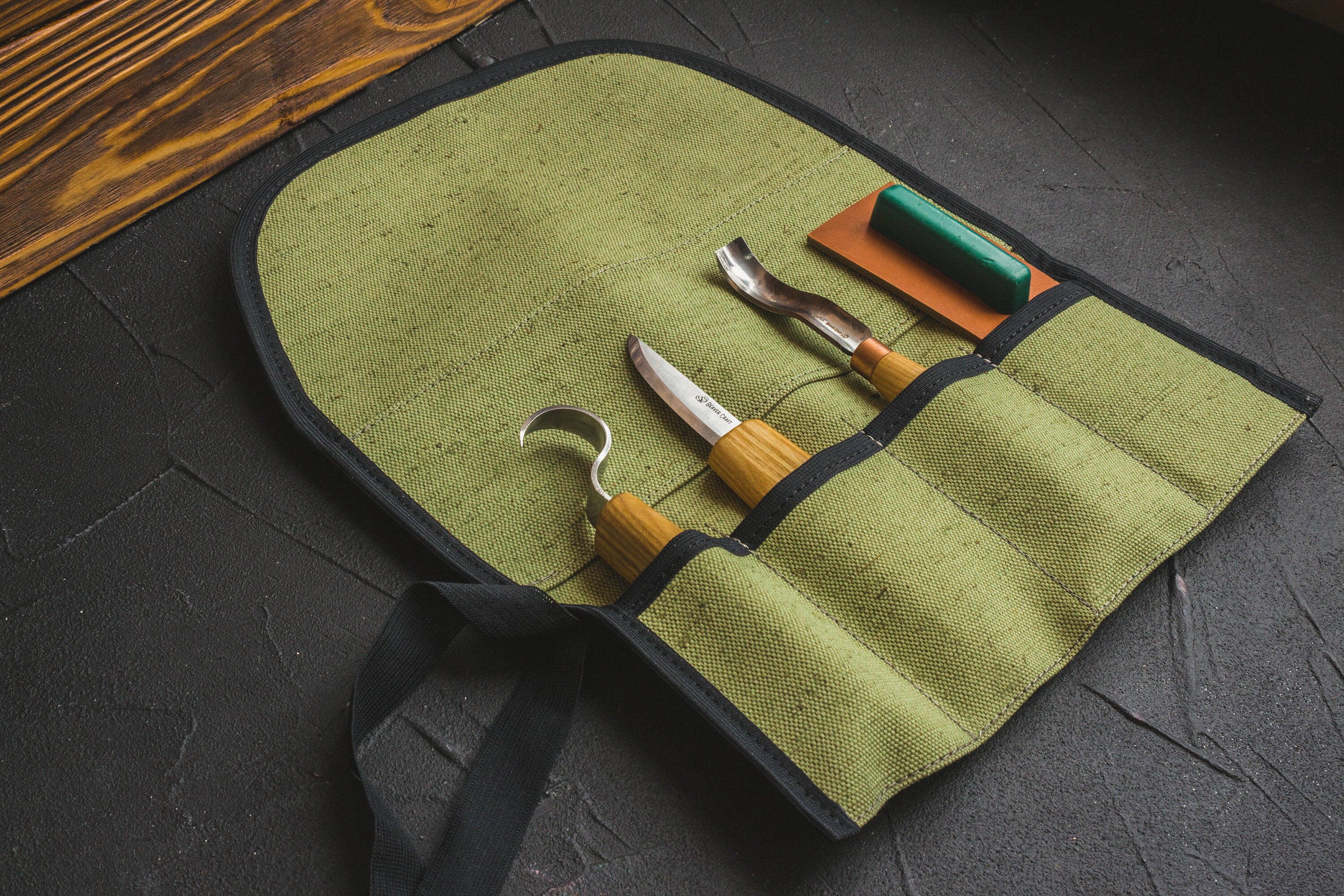 Spoon Carving Kit Wood Carving Tools With Leather Strop - Etsy