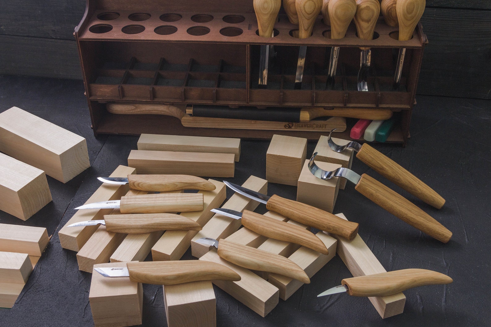 Wood Carving Tool Set for General Carving 20 Tools Beavercraft - Etsy