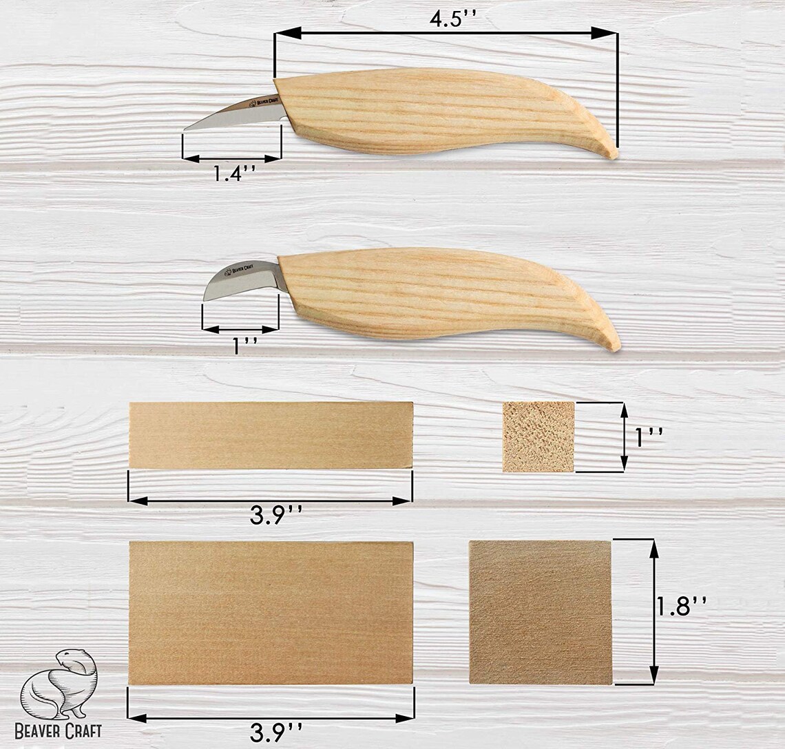 Chip Carving Set Woodcarving Tools Whittling Kit for Beginners - Etsy