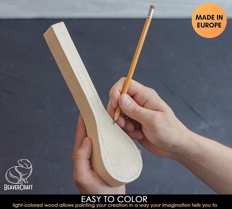 Wooden Spoon Blank Linden Spoon Carving Blank Basswood Spoon - Etsy