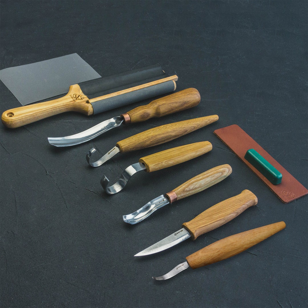 Spoon Carving Set for Beginner and Professional Woodcarvers S54 ...