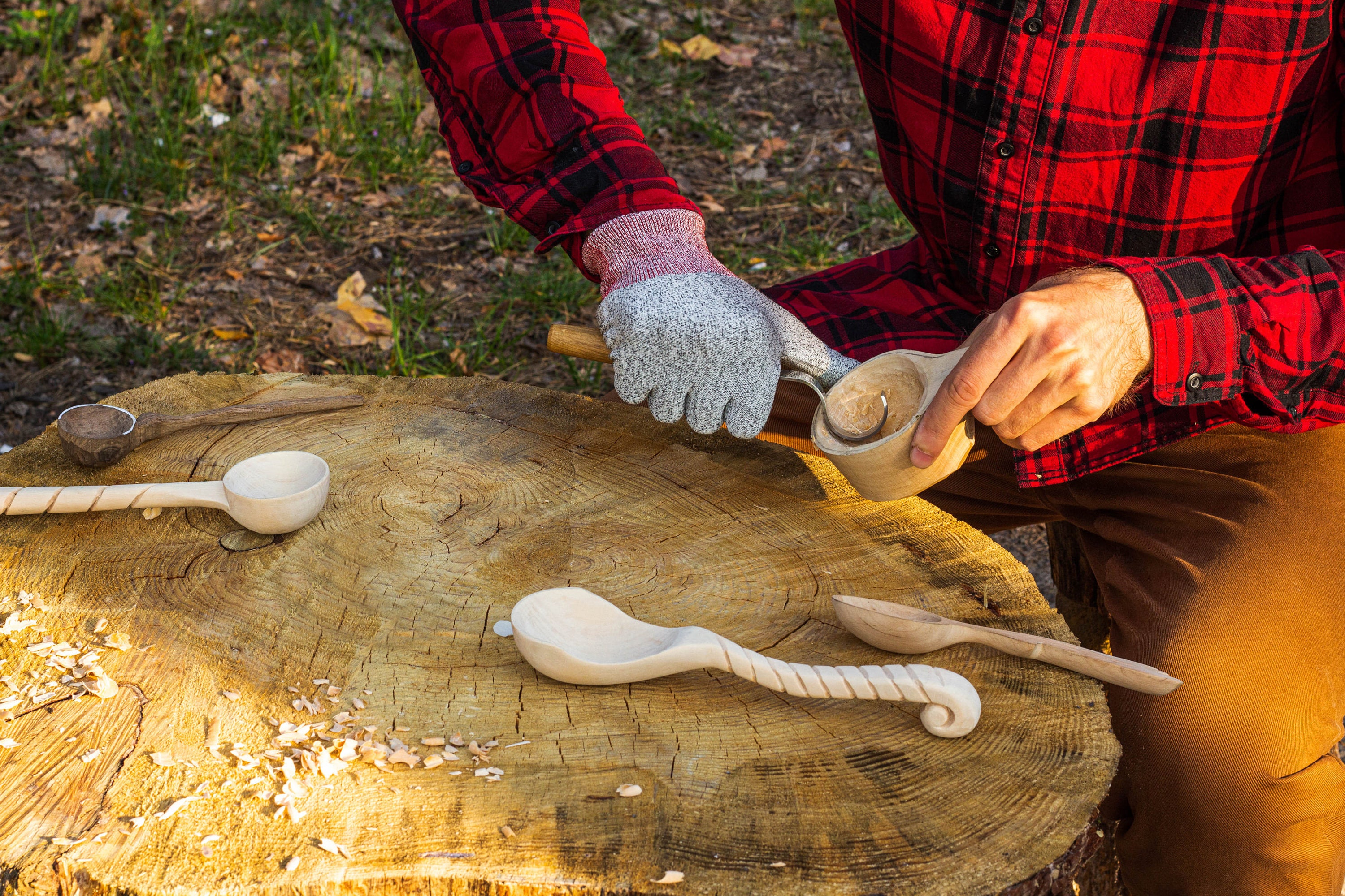 Spoon and Kuksa Cup Carving Professional Set With Knives Bent - Etsy