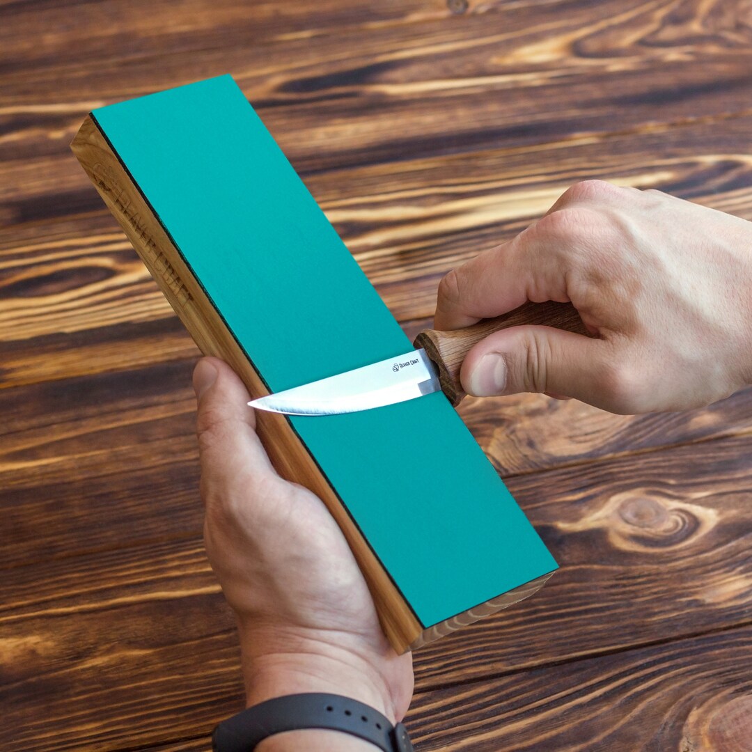 Leather Strop With Polishing Compound on One-side Finishing Strop ...