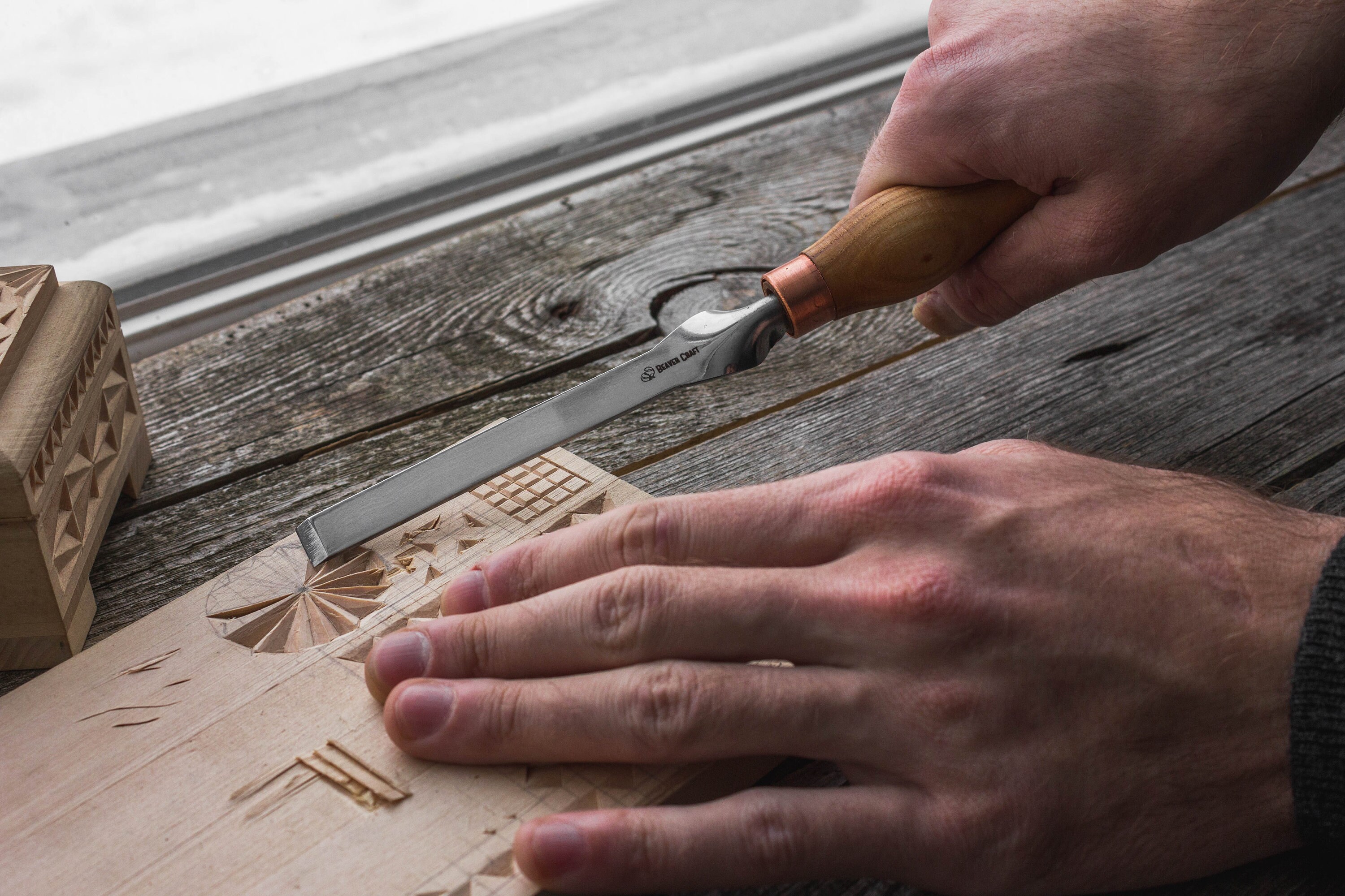 Straight Flat Chisel 0.40 Flat Wood Chisel Woodcarving | Etsy