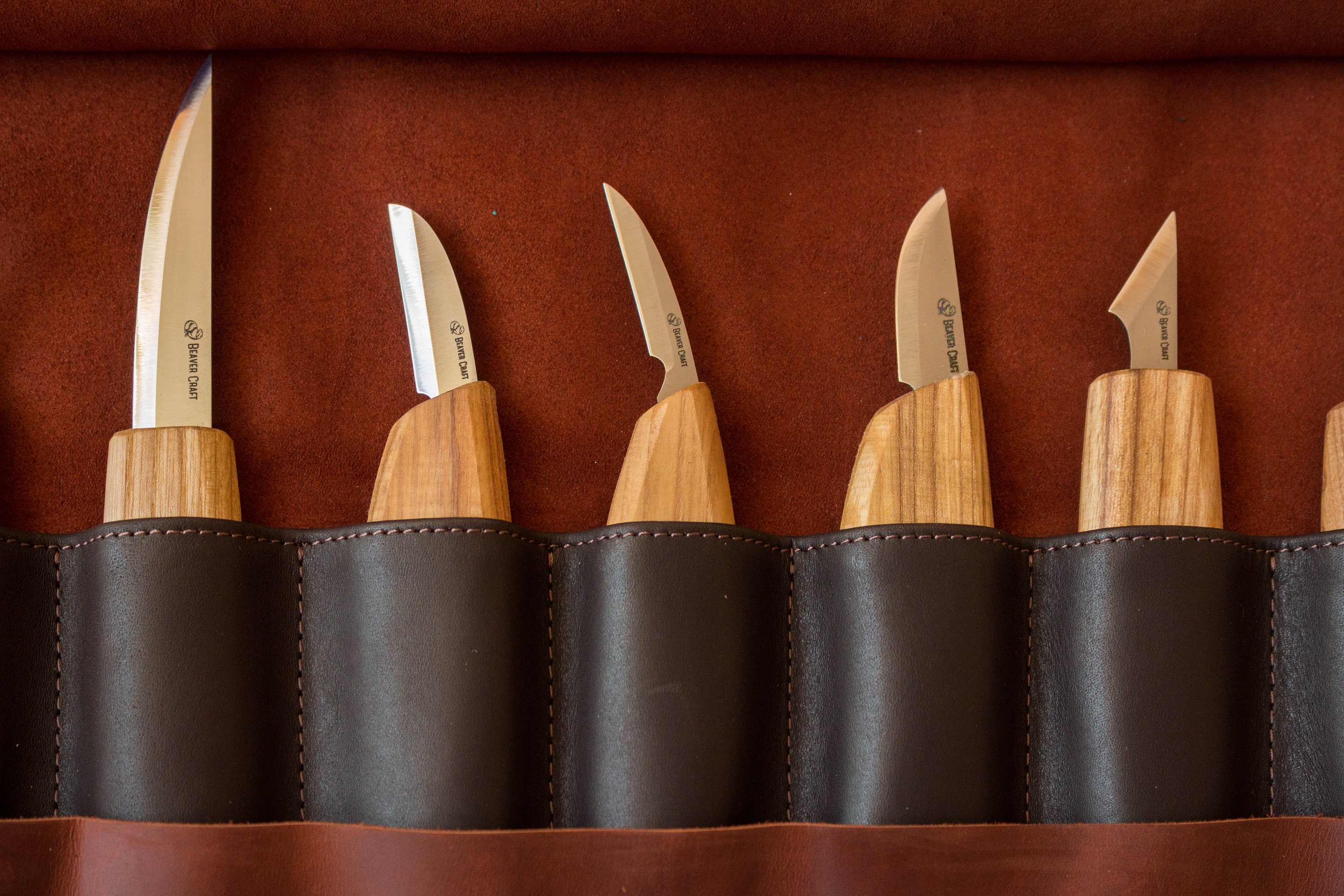 Leather Tool Roll for Wood Carving Tools Genuine Leather Tool - Etsy