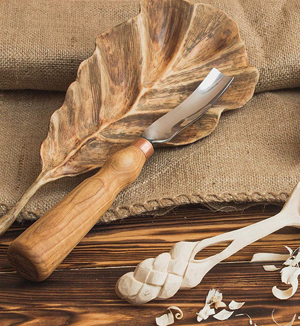 Gouge de sculpture sur bois longues gouges courbées Ciseaux à - Etsy France