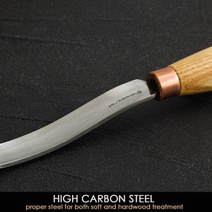 Wood Carving Tools Chisels Compact Long Bent Gouge Sweep 6 Compact ...