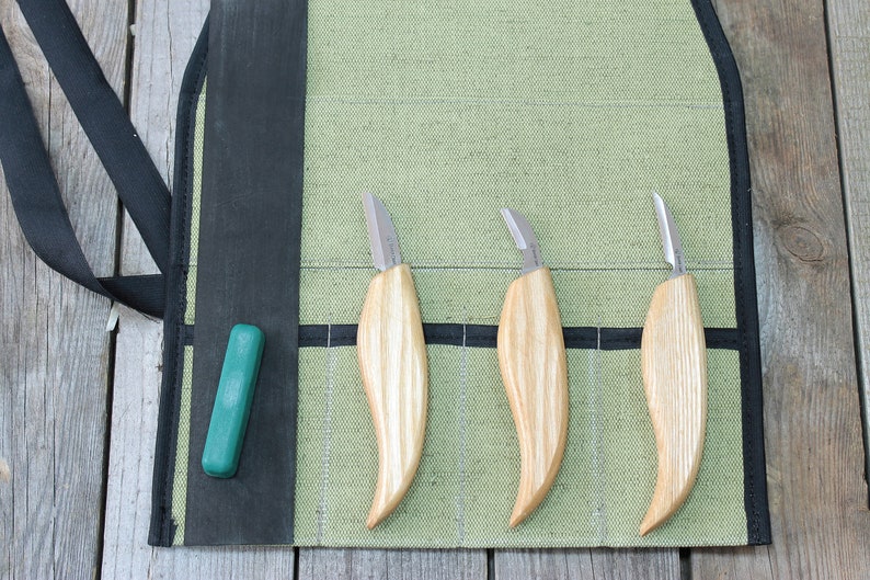 Chip Carving Knives Set Woodcarving Tools 3 Basic Knives - Etsy