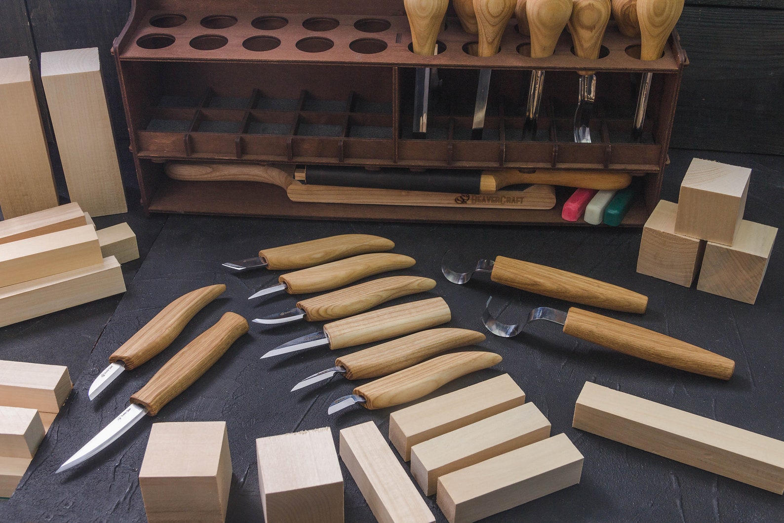 Wood Carving Tool Set for General Carving 20 Tools Beavercraft - Etsy