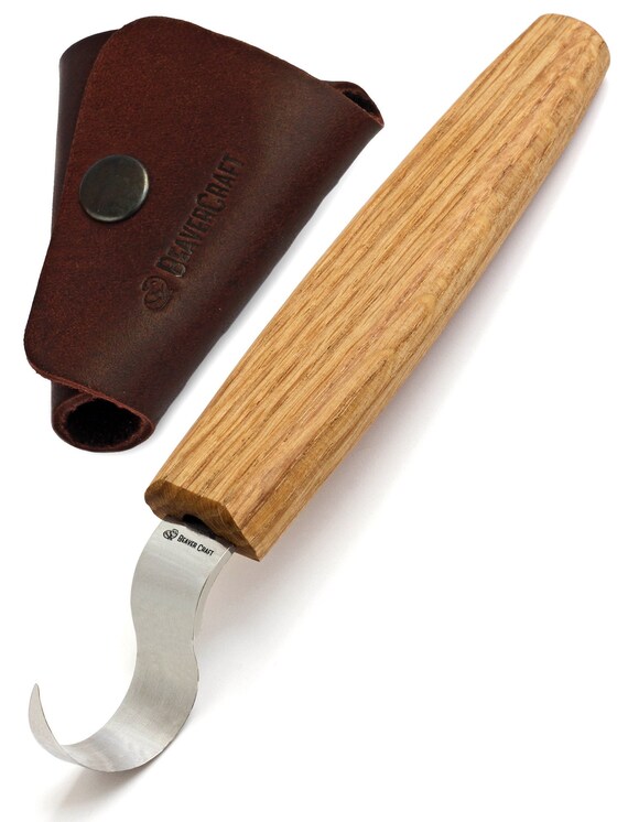 Wood Carving Hook Knife Leather Sheath for Spoon Carving | Etsy