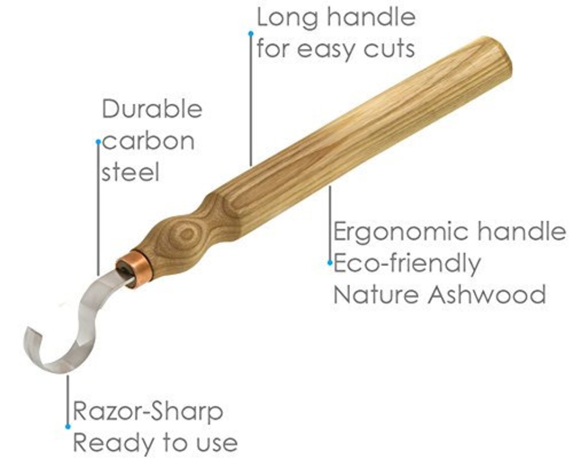 Spoon Carving Knife Kuksa Carving Knife TOP Spoon Knife - Etsy