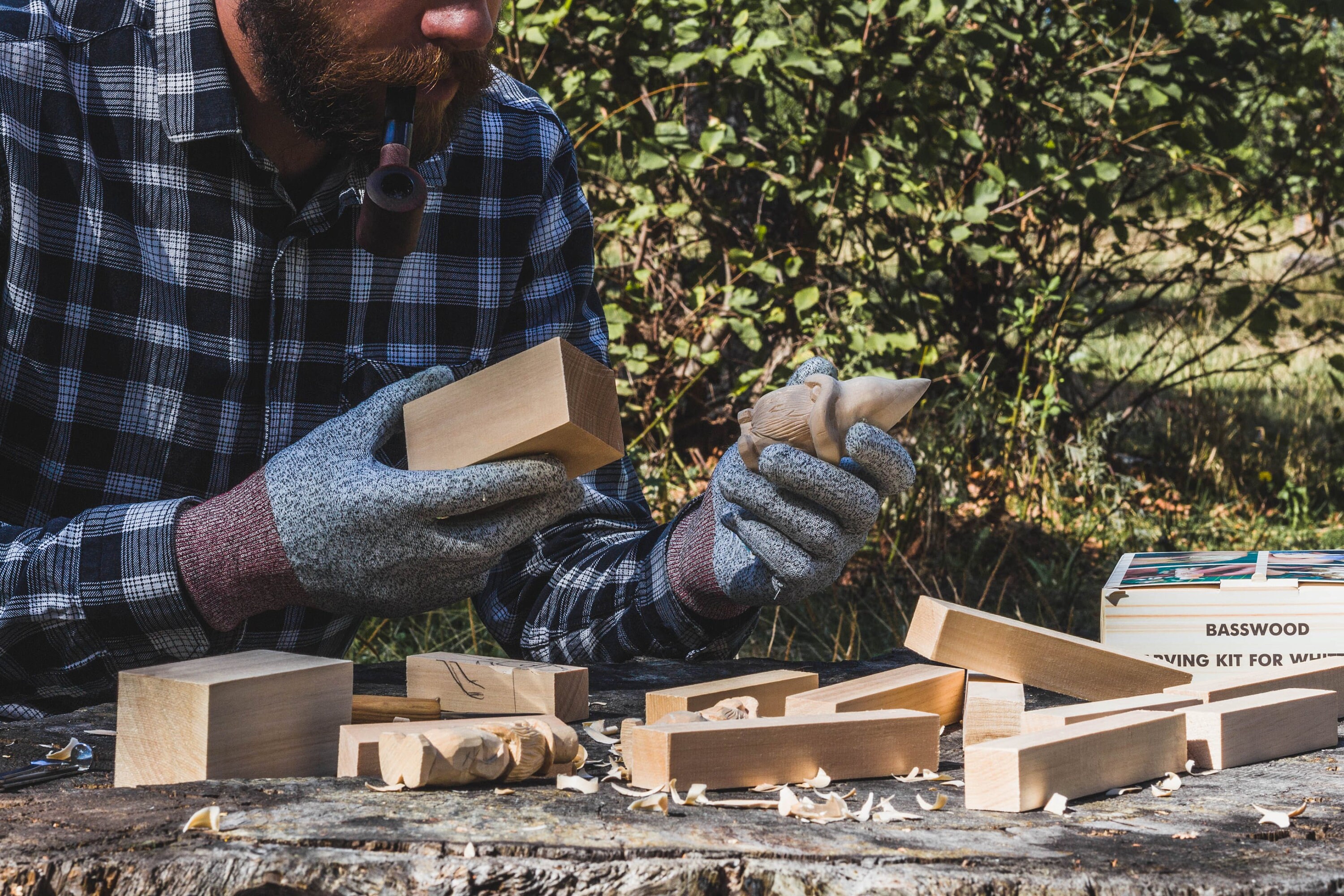Premium Set of Basswood Carving Blocks 12 Pcs BW12 Beavercraft | Etsy