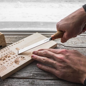 Straight Flat Chisel 0.95 Flat Wood Chisel Woodcarving | Etsy