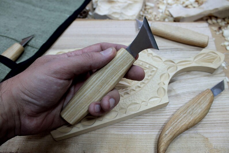 Chip Carving Knives Set Woodcarving Knives Set TOP GIFT: Chip | Etsy