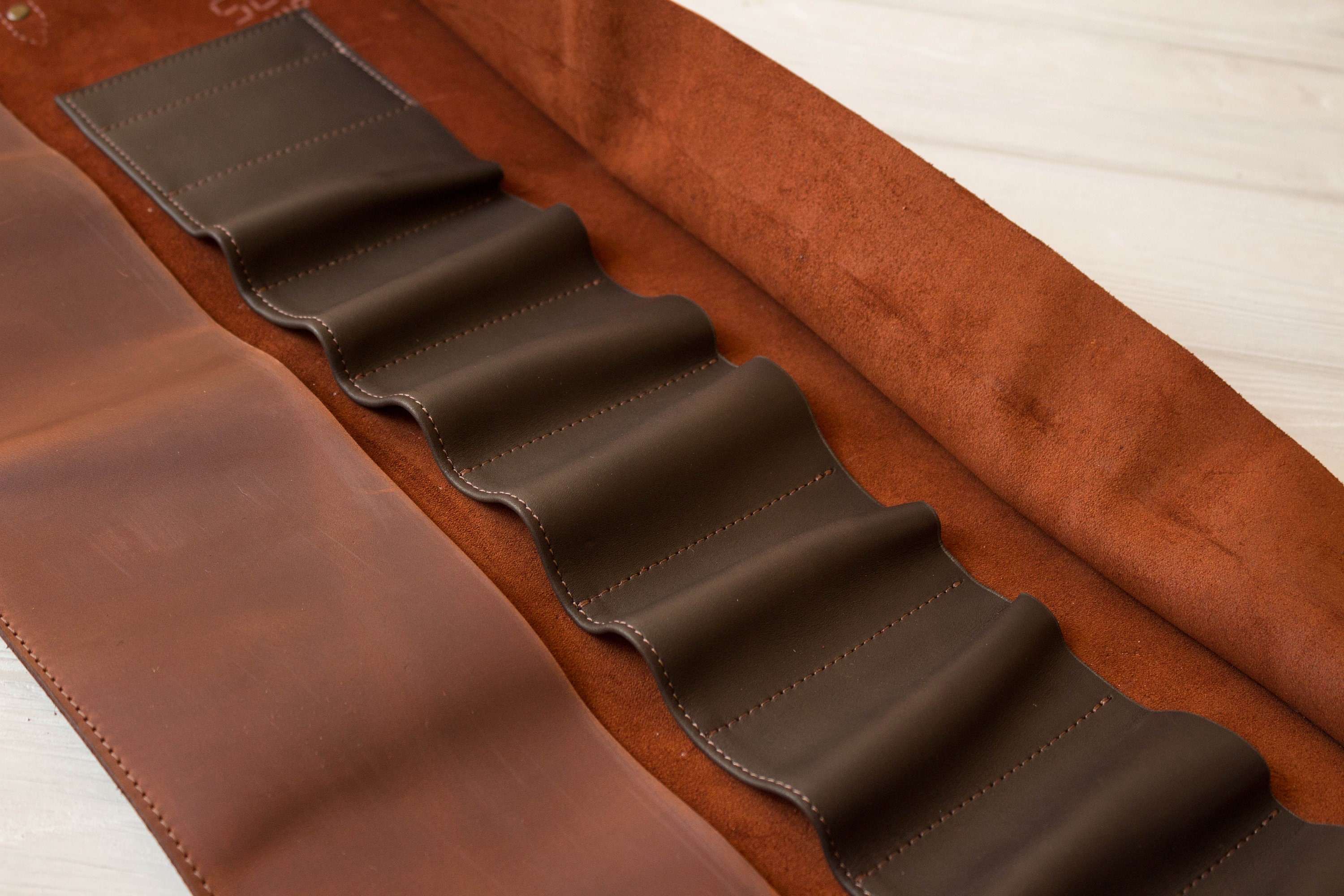 Leather Tool Roll for Wood Carving Tools Genuine Leather Tool - Etsy