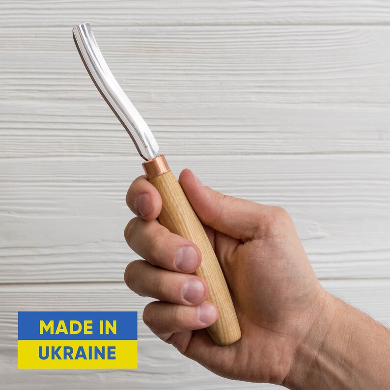 Wood Carving Tools Chisels Compact Long Bent Gouge Sweep 6 - Etsy