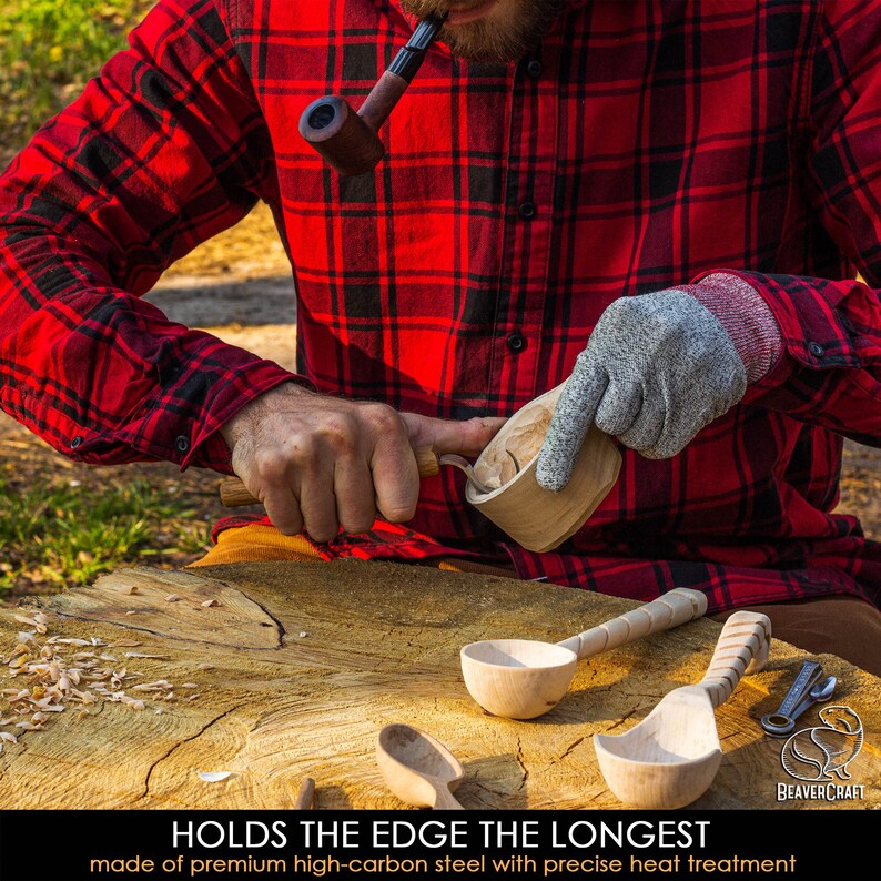 Spoon Knife Spoon Carving Knife Hook Knife Kuksa Bowl Carving - Etsy