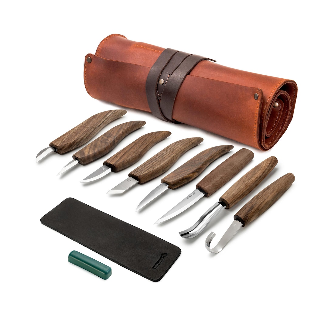 Deluxe Wood Carving Set With Walnut Handles Beavercraft S18X - Etsy